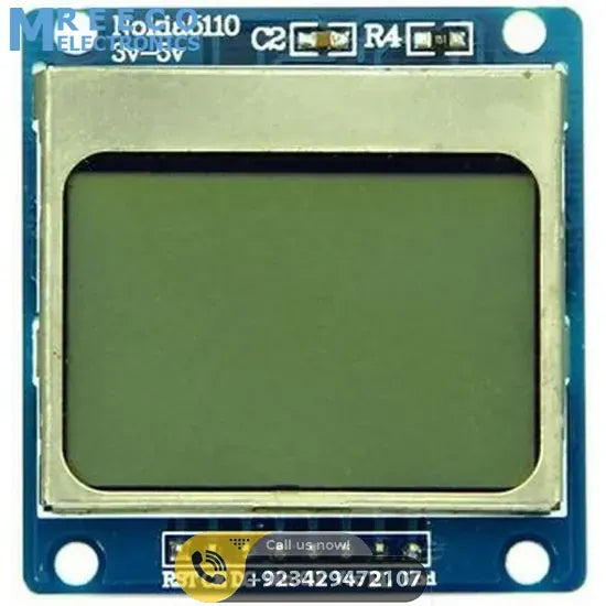 Nokia 5110 Monochrome Display Screen for Graphics & Text | LCD Display ...
