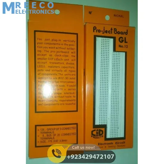 Learn How to Build Circuits with the Breadboard Project Board Gl NO 12 ...